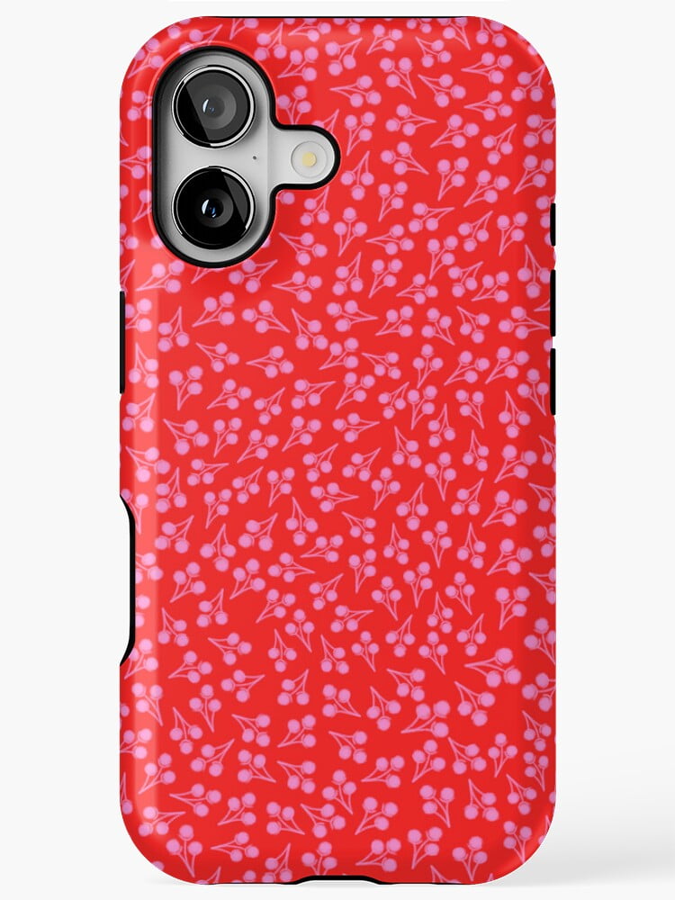 Botanical Cotton Stems Preppy Cottagecore iPhone Case 11 12 13 14 15 16 ...