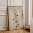 Botanical DNA Neutral Science Floral Helix Graphic Poster Unframed ...