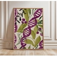 Botanical DNA Poster Floral Helix Art Science Nature Abstract Decor ...