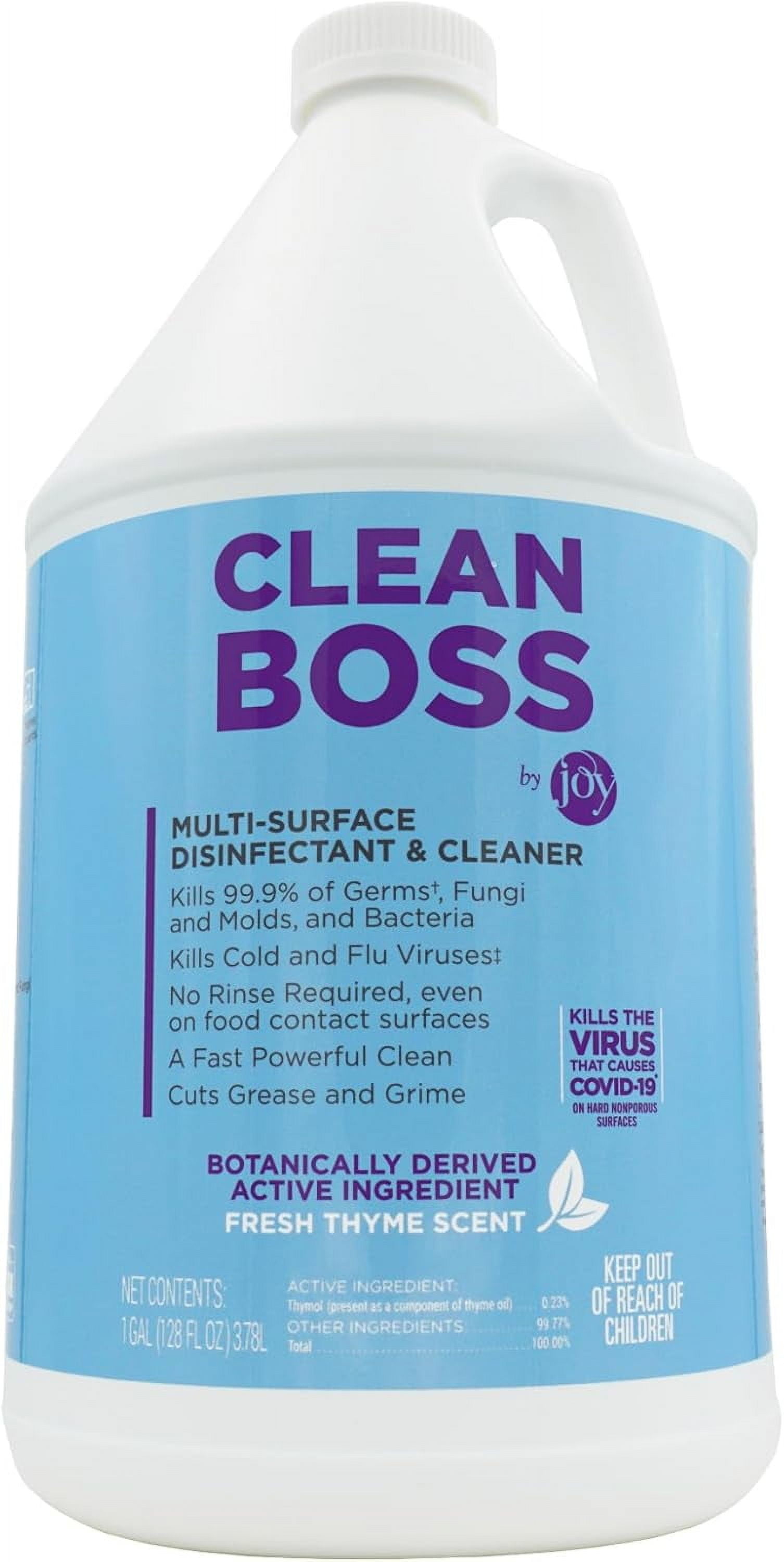 Botanical Disinfectant - Multi-Surface Cleaner - 128 oz - Kills 99.9% ...
