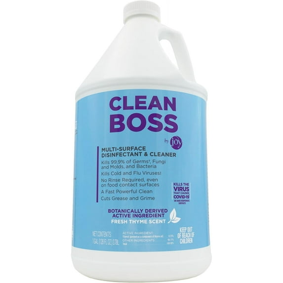 Botanical Disinfectant - Multi-Surface Cleaner - 128 oz - Kills 99.9% ...