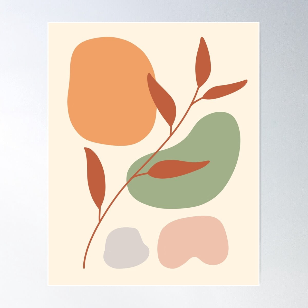 Botanical Earth Poster Wall Art Modern Wall Decor Wall Art Home Decor ...