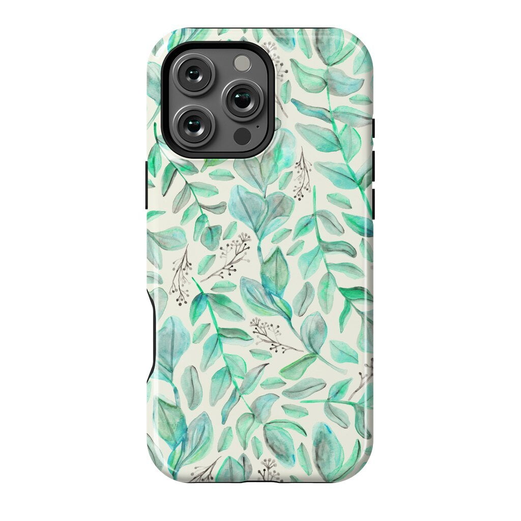 Botanical Eucalyptus Garden Phone Case for iPhone 11 12 13 14 15 16 Pro ...