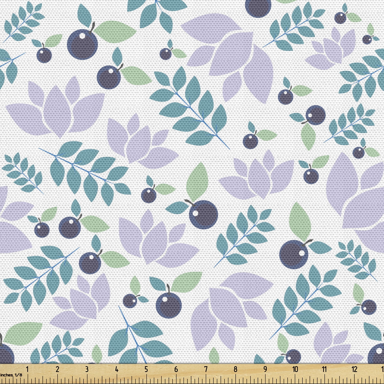 Ambesonne Botanical Fabric by the Yard Upholstery, Abstract Olive ...