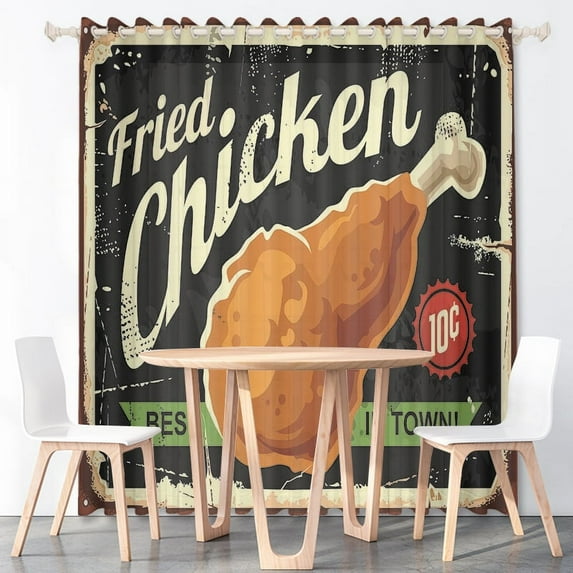 Botanical Floral Rose Door Curtains Polyester Privacy Closet Curtain ...