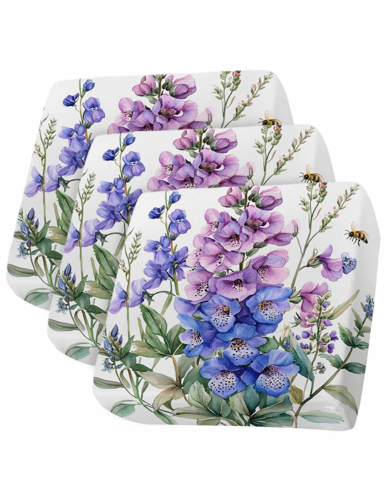 Botanical Floral Sofa Couch Cushion Covers Washable, Removable ...