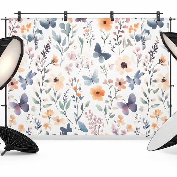 Botanical Flower Backdrop for Photoshoot,Photography Photo Studio ...