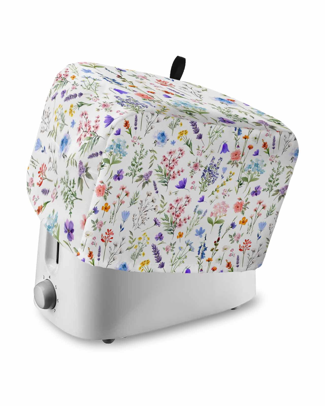 Botanical Flowers Toaster Cover 4 Slice, Large Kitchen Appliance Covers ...