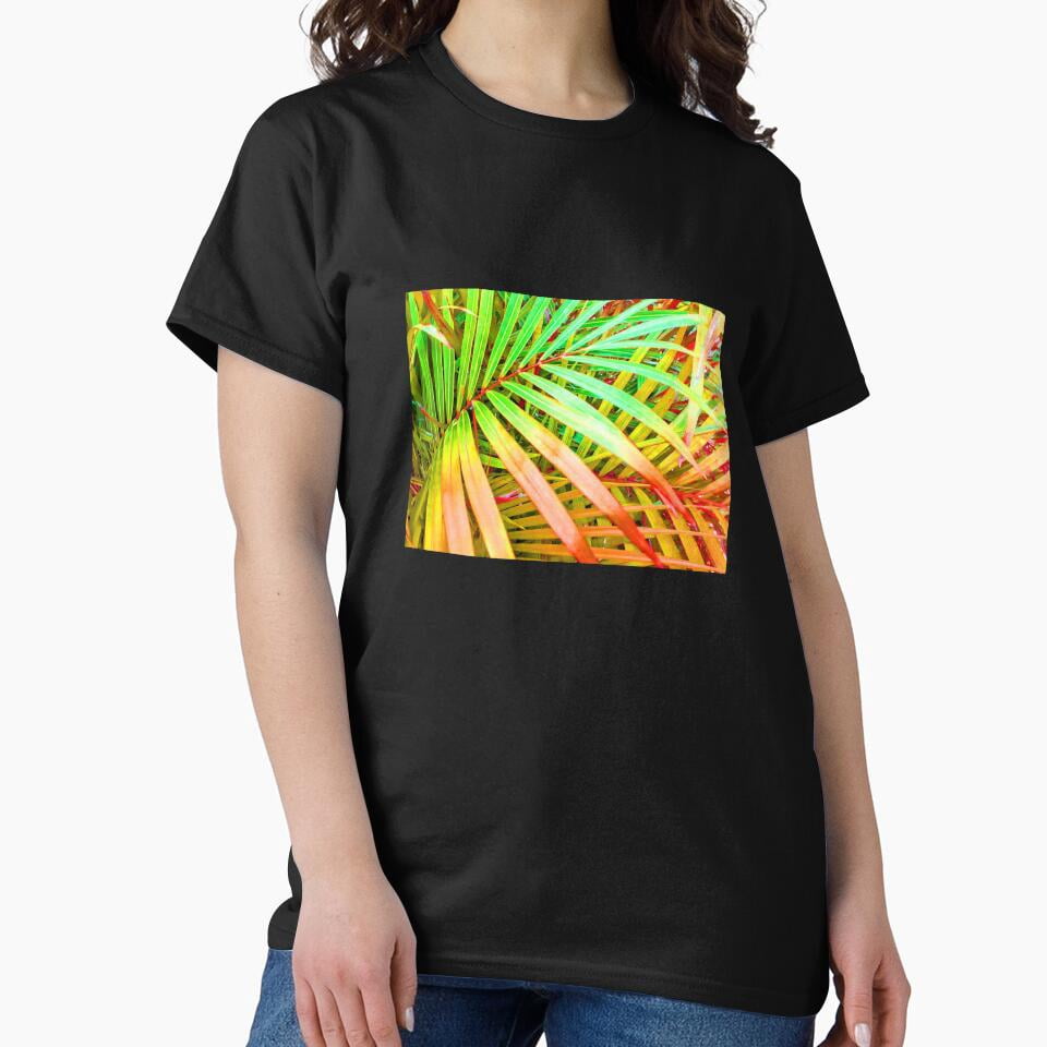 Botanical Fun Tropical Palm Fronds Tropicalcore Beachy Vibes Coastal ...