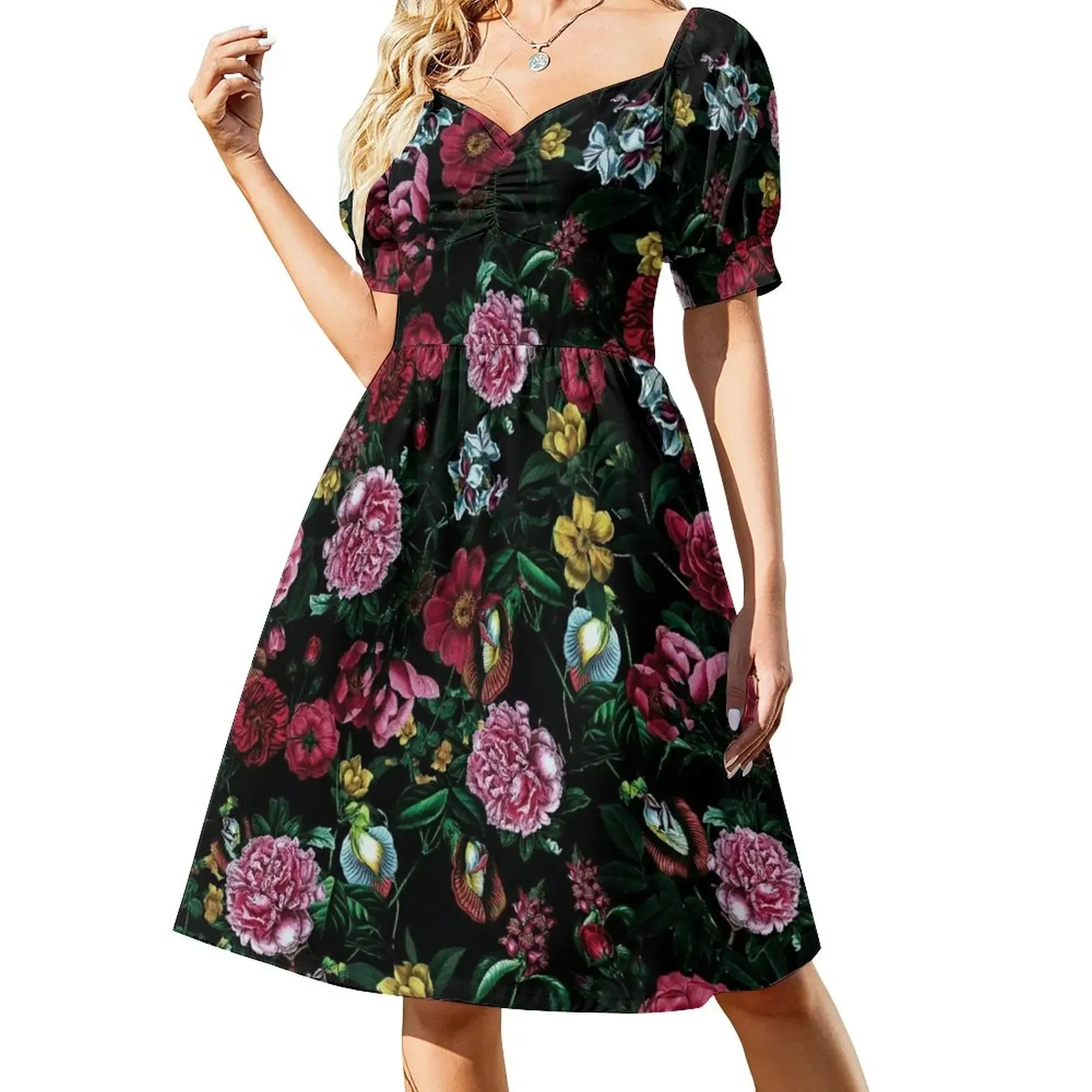Botanical Gard IX Sleeveless summer dress wom02 dresses korean style ...
