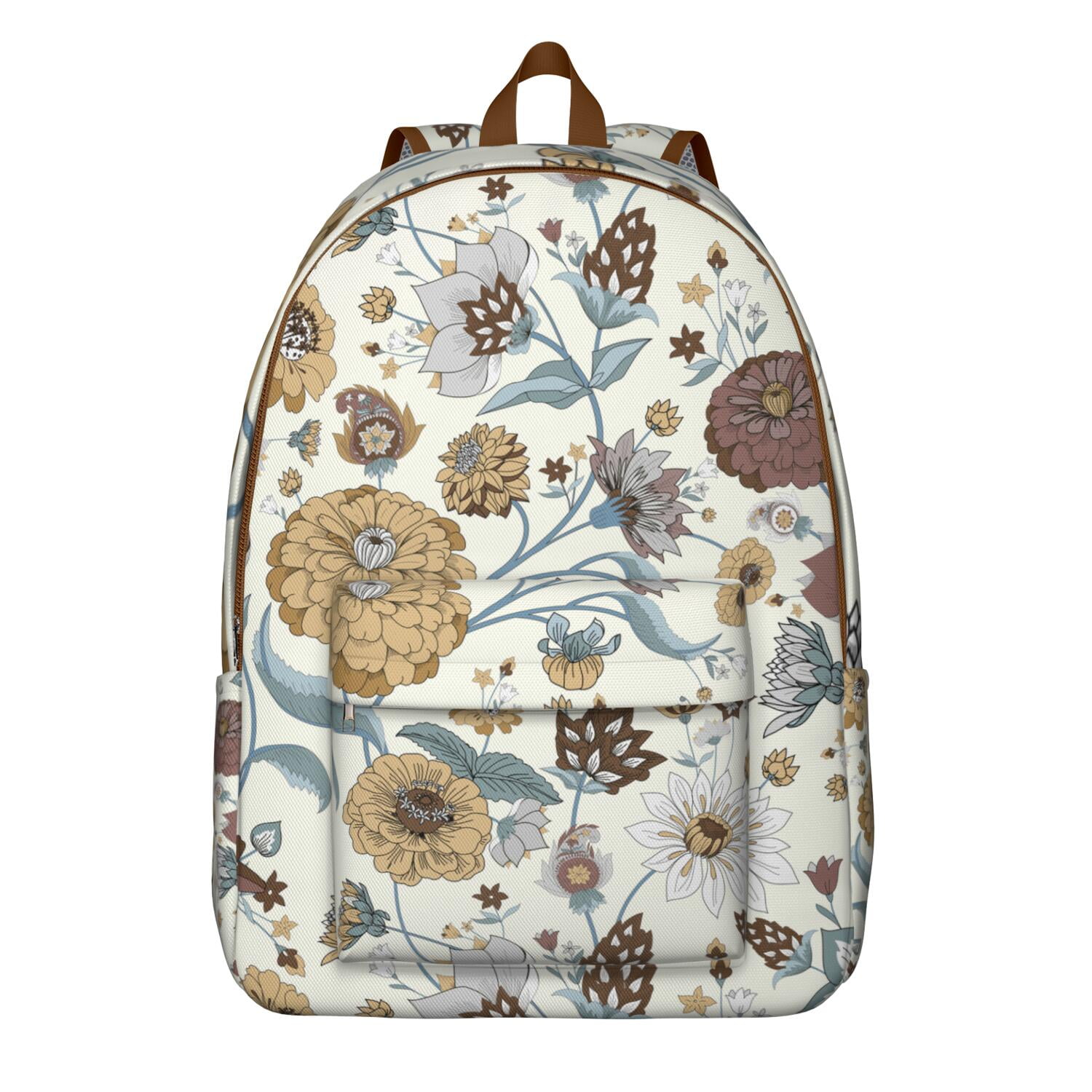 Botanical Garden Backpack - Rustic Farmhouse Waterproof Daypack with ...