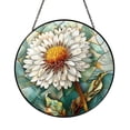 Botanical Garden Dandelion Design Stained Glass Suncatcher – Window Art ...