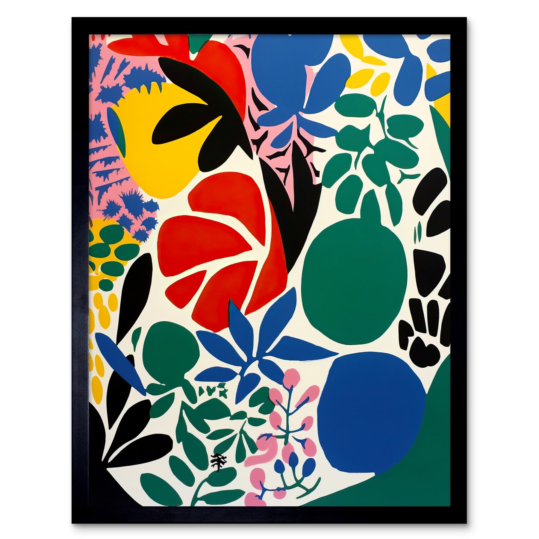 Botanical Garden Henri Matisse Inspired Acrylic Painting Abstract ...