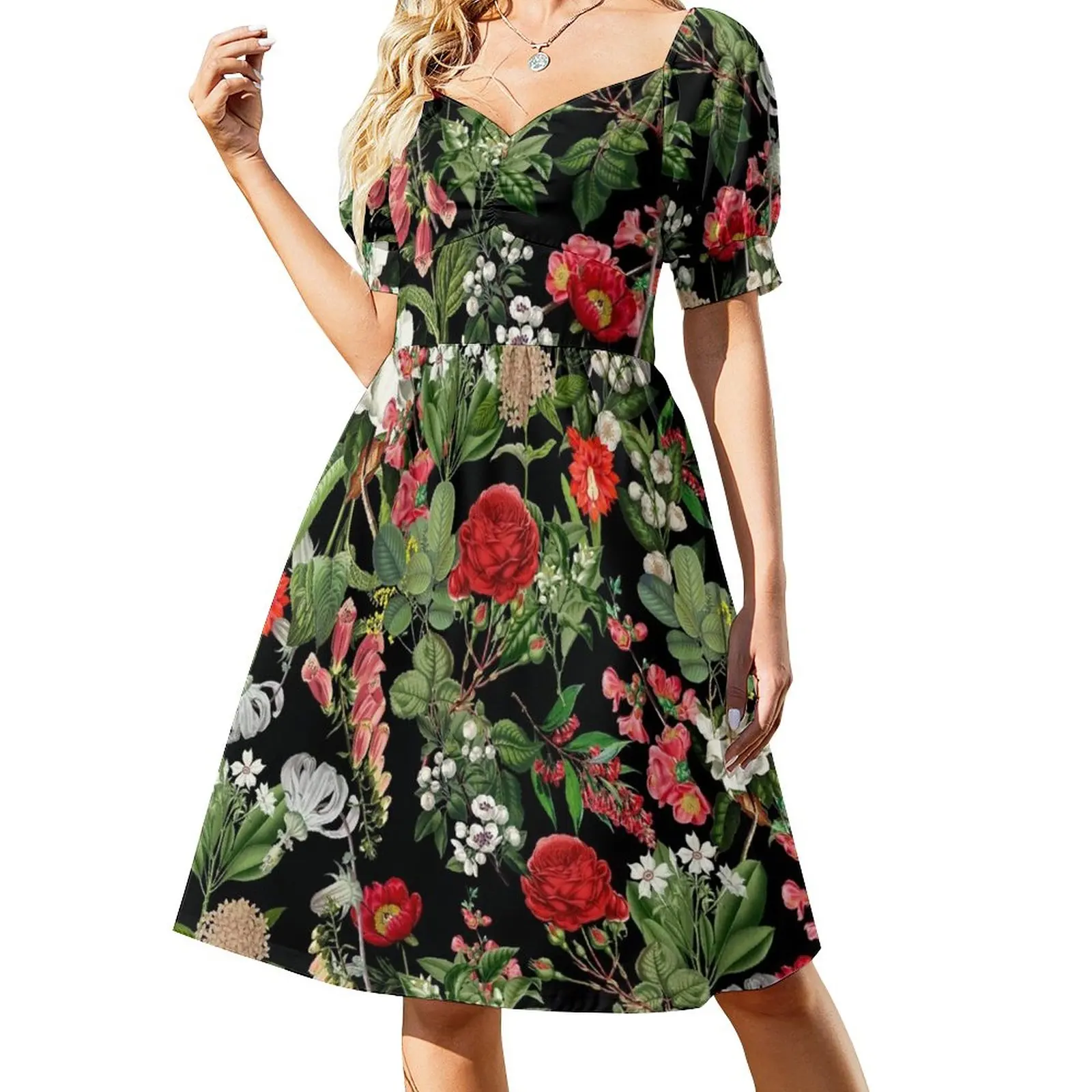Botanical Garden Sleeveless Dress sensual dress for women elegant party ...