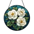 Botanical Garden Stained Glass Suncatcher – Floral Window Art Decor ...
