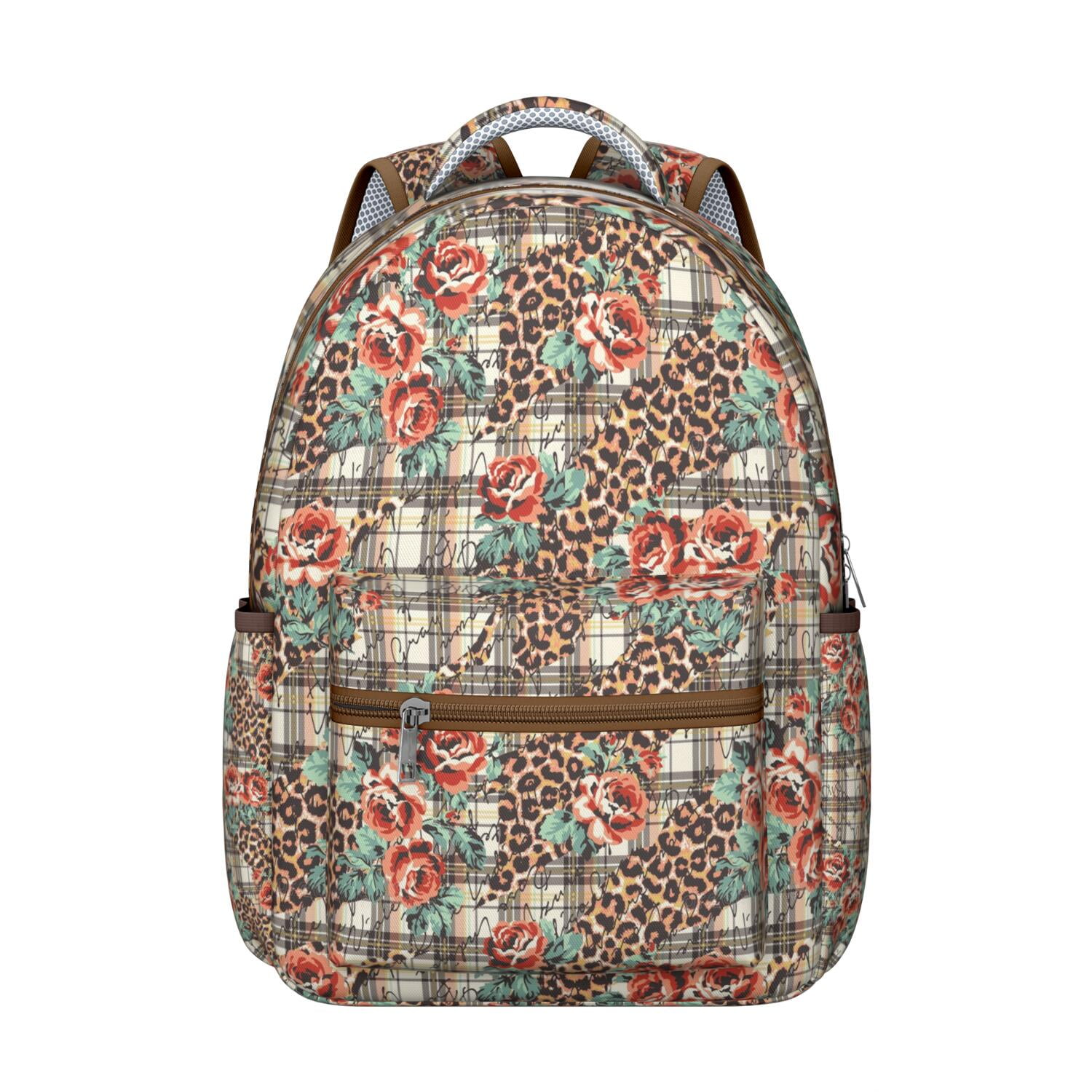 Botanical Garden Watercolor Floral Backpack - Stylish Breathable ...