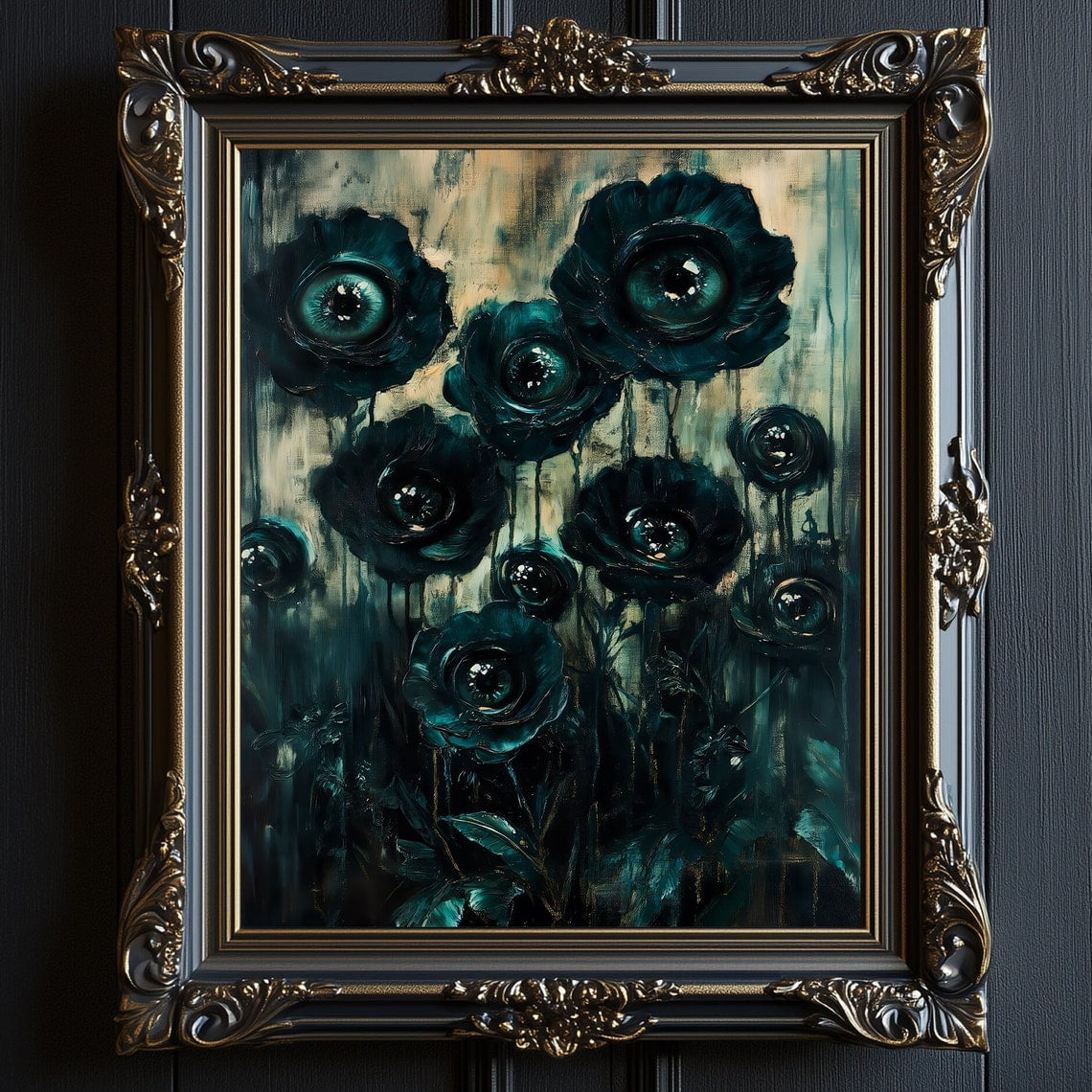 Botanical Goth Print, Dark Academia Home Decor, Victorian Gothic Poster ...