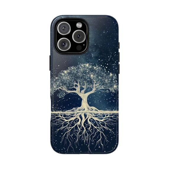 Botanical Harmony Tree of Life Themed Phone Case with iPhone 17 to 11 ...