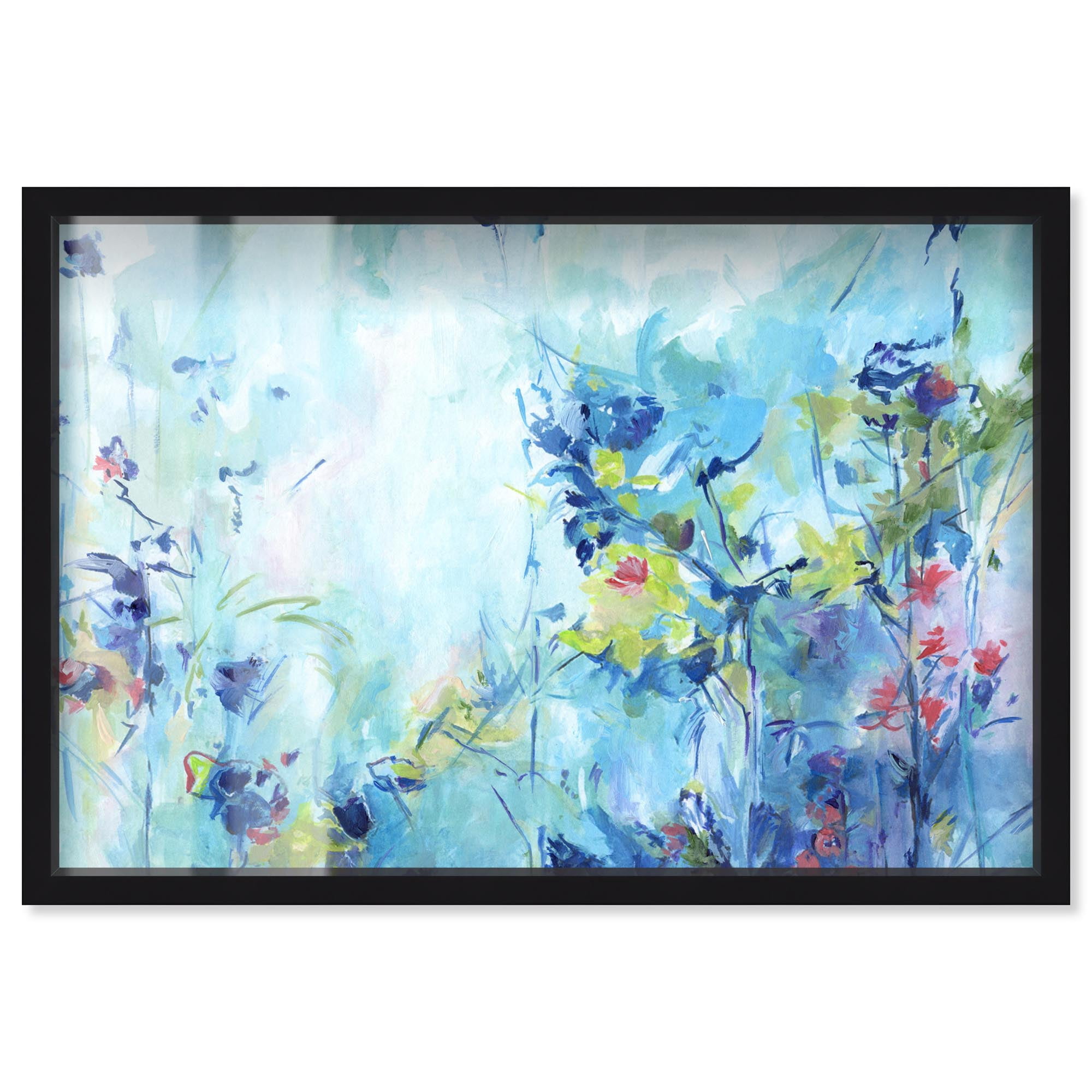 Botanical Journey Shadowbox Print Teal Wall Art by Art Remedy, Black ...