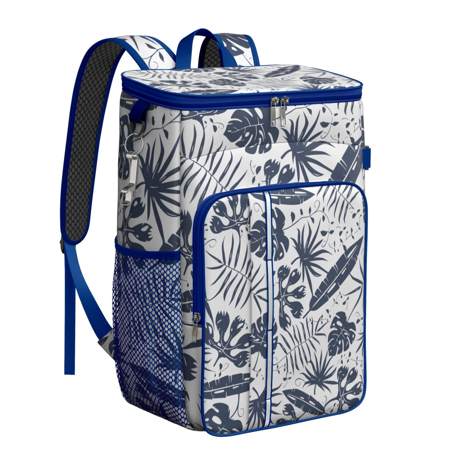 Botanical Jungle Leaves Cooler Backpack Soft Insulated Lunch Bag for ...