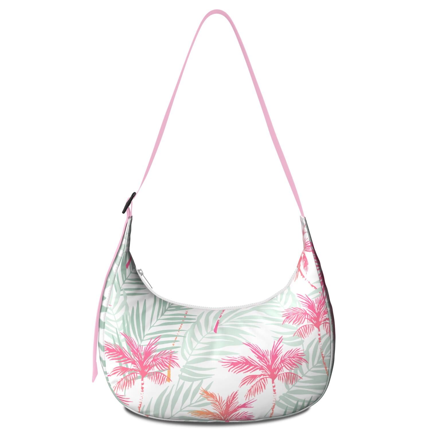 Botanical Jungle Leaves Shoulder Tote for Women, Lightweight Water ...