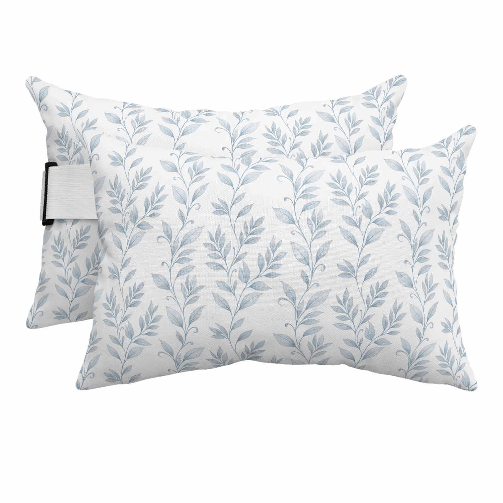 Botanical Leafy Vines Outdoor Pillows for Chaise Lounge Chair Beach ...