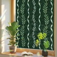 Botanical Leaves Green Ribbons Window Privacy Film, Rainbow Film ...