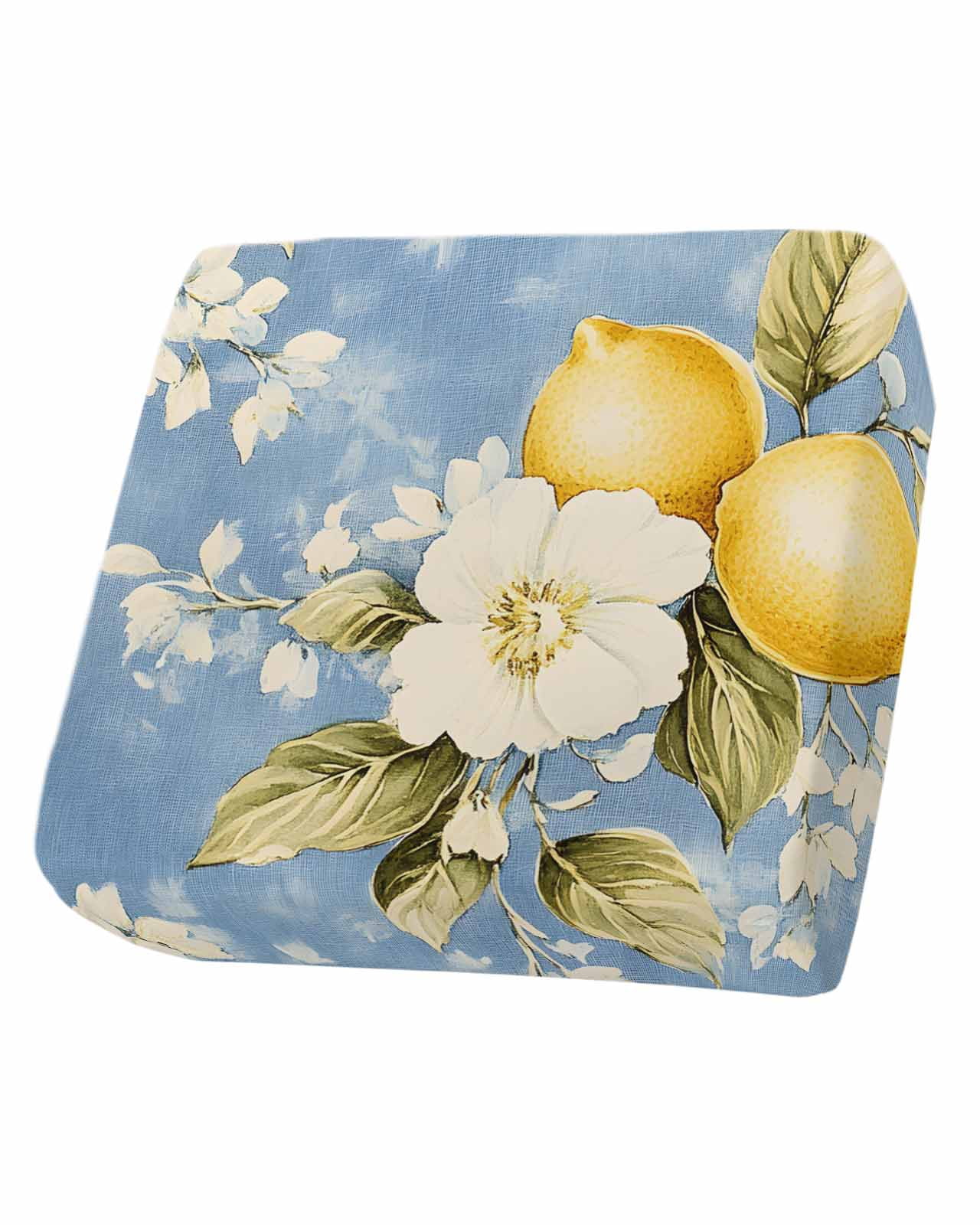 Botanical Lemon Sofa Couch Cushion Covers Washable, Removable ...