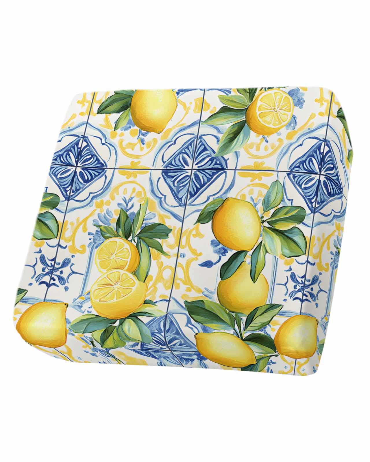Botanical Lemon Sofa Couch Cushion Covers Washable, Removable ...