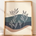 Botanical Line Art Minimalist Plant Modern Home Decor Unframed Paper ...