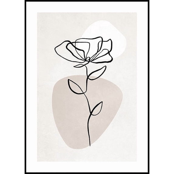 Botanical Lines No1 Poster Wall Art Bedroom Wall Art Home Decor Office ...