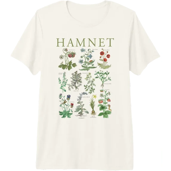 Botanical Literary Illustration Book Lover T-Shirt - Walmart.com