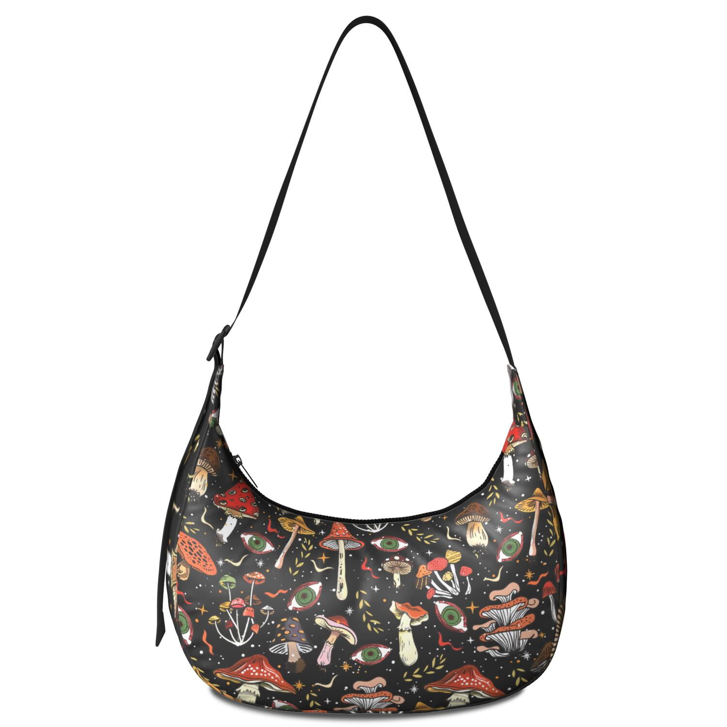 Botanical Mushroom Magical Forest Mushrooms Crossbody Bag for Women ...