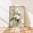 Botanical Neutral Bouquet Art Rustic Modern Floral Decor Olive Green ...