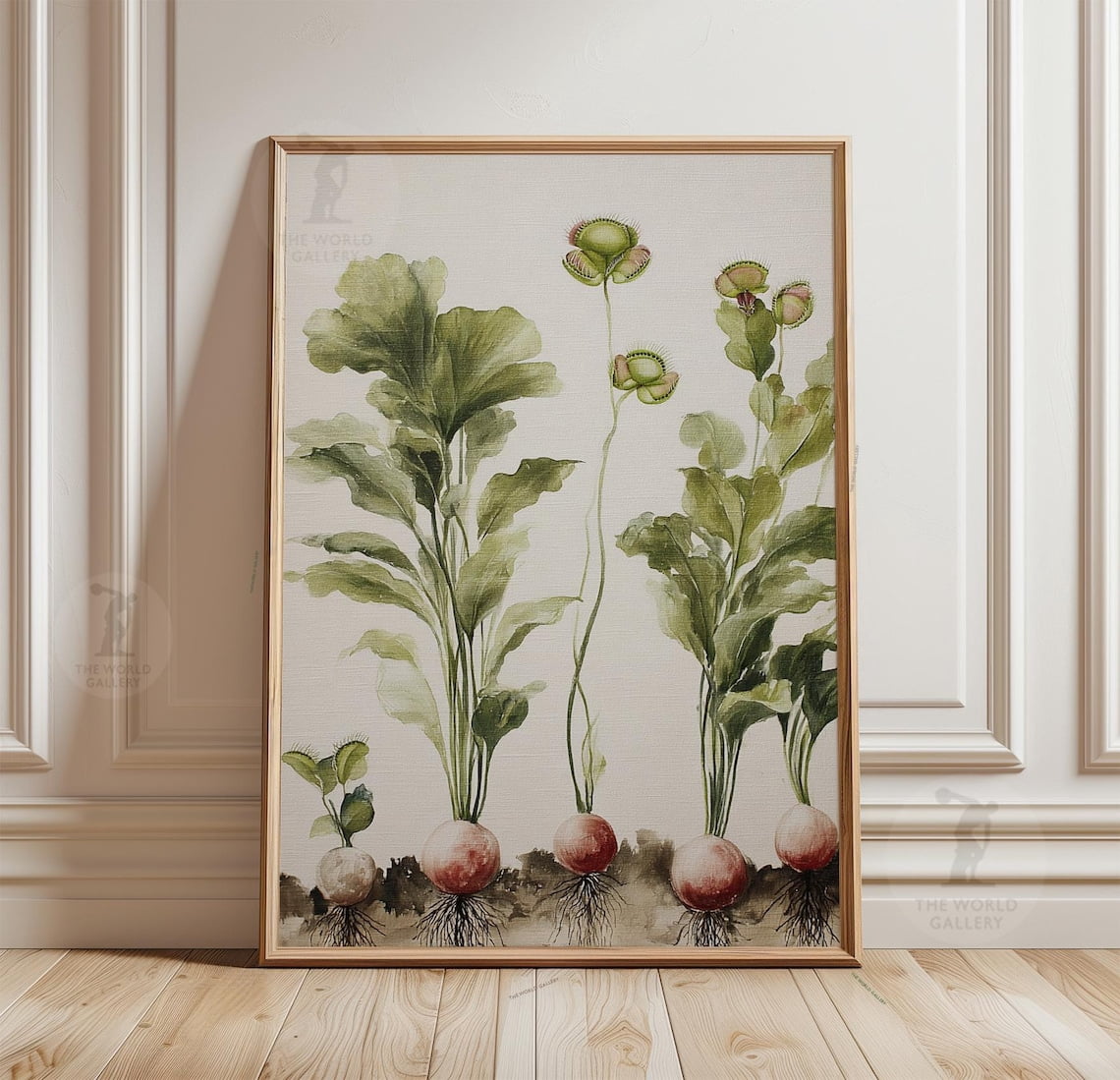 Botanical Plant Poster Vintage Garden Study Illustration Nature Art ...