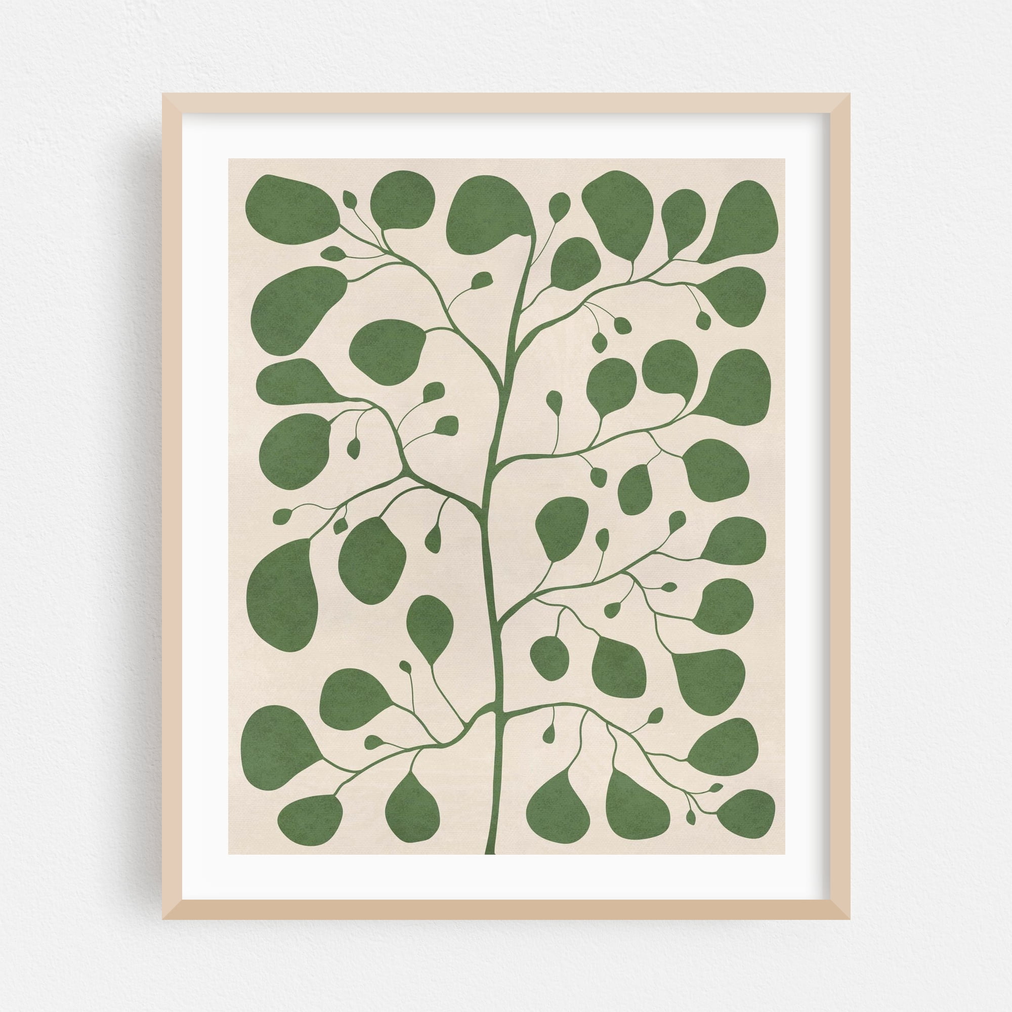 Botanical Poster – Fiddle Leaf Fig Illustration - Illustration ...