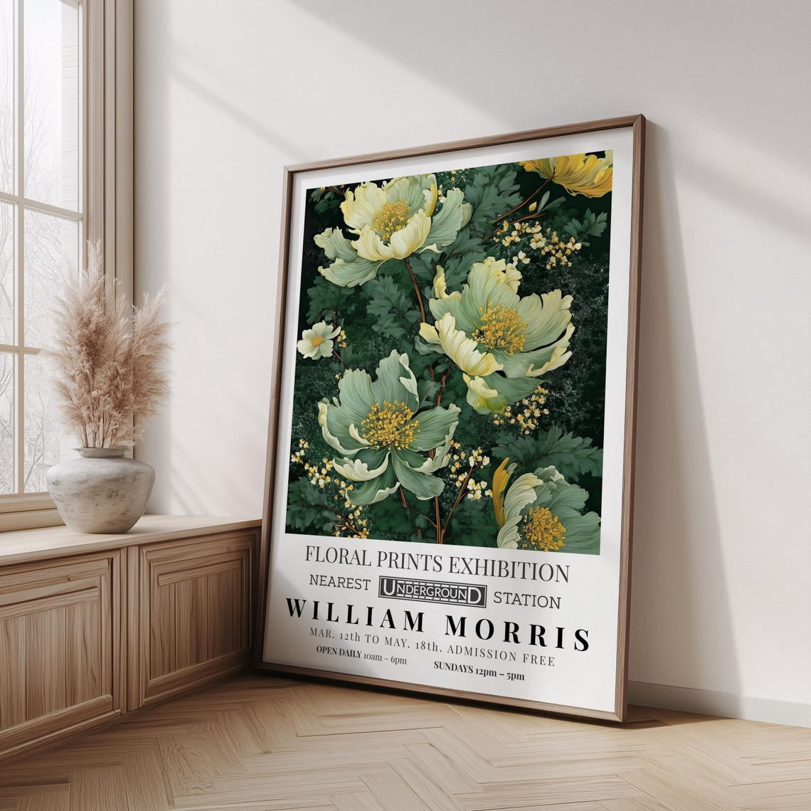 Botanical Poster Vintage Floral Art Victorian Wall Art Arts Crafts ...