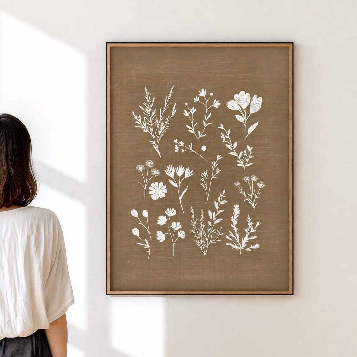 Botanical Print, Wildflower Wall Art, Unframed Paper Poster 11x14in ...
