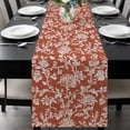 Botanical Rose Table Runner 120 Inches Long,Dining Table Runners ...