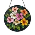 Botanical Round Flower Glass Suncatcher – Home Window Decor - Walmart.com