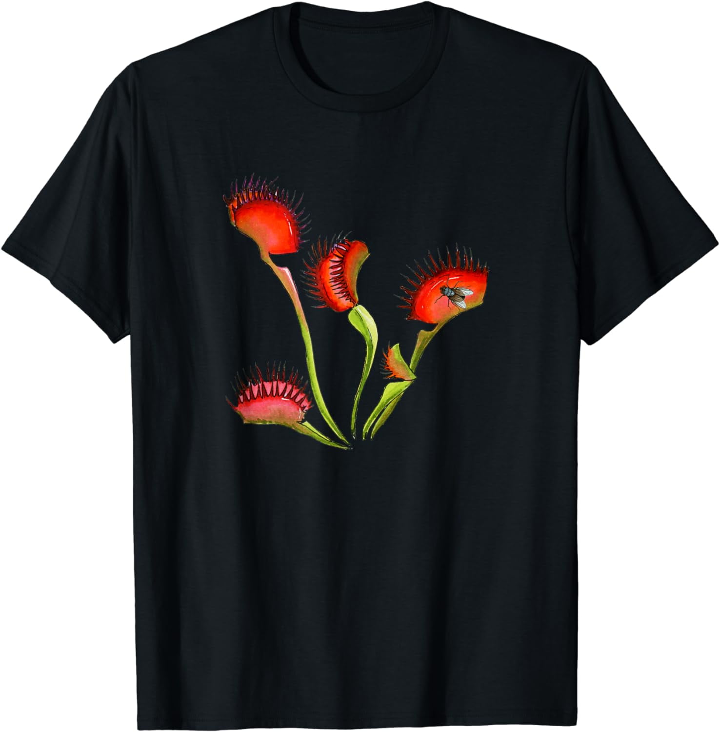 Botanical Shirt Carnivorous Plants Venus Flytrap T-shirt - Walmart.com
