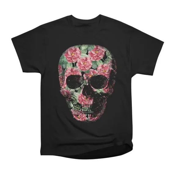 Botanical Skull T-Shirt Tee Gift For Him Merch For Her Apparel For ...
