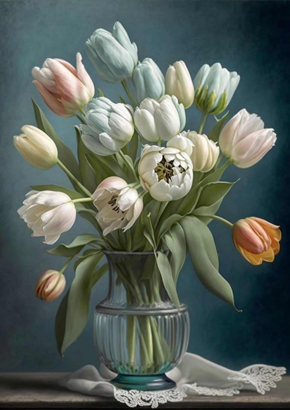 Botanical Style Jigsaw Puzzle ,Tulip Puzzles for Adults, Unique ...