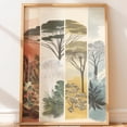 Botanical Trees Nature Multi Panel Unframed Paper Print - Walmart.com