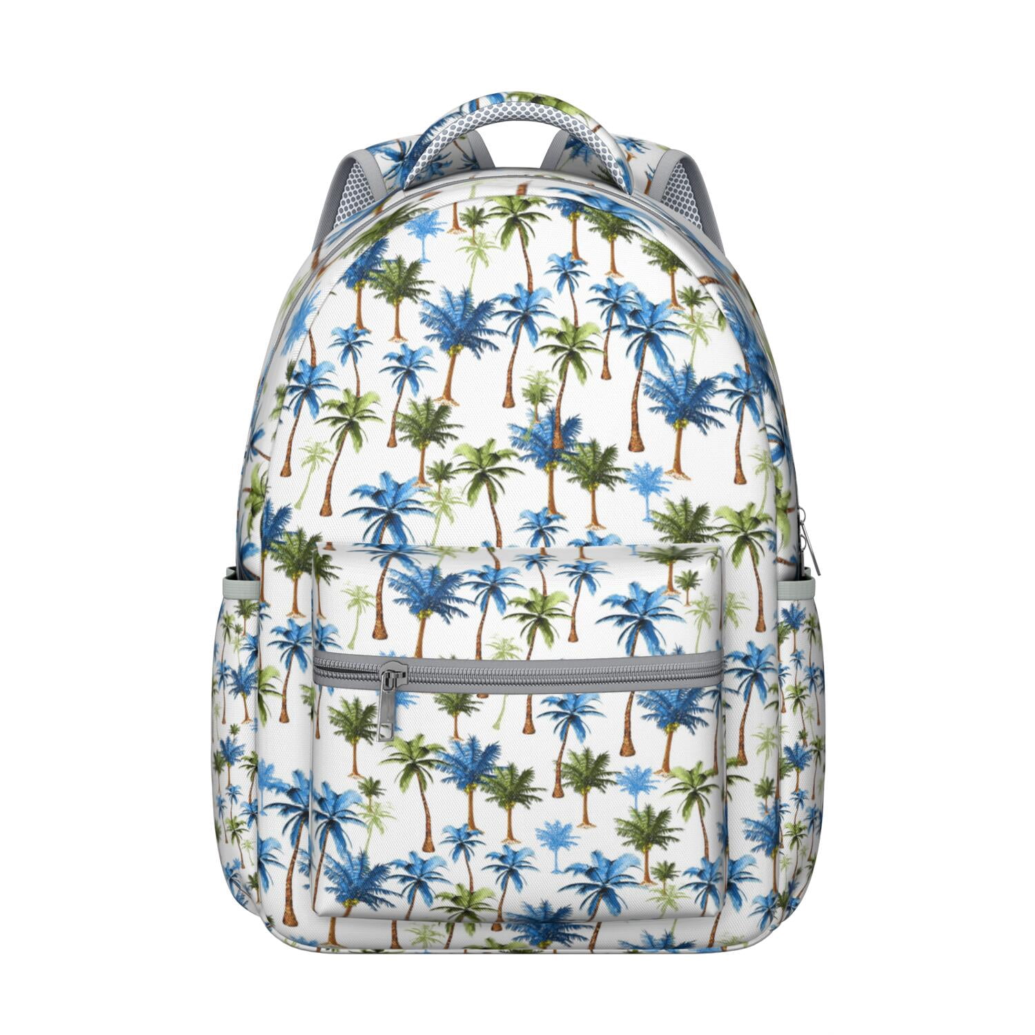 Botanical Tropical Backpack for Students Hawaiian Palm Leaf, Jungle ...