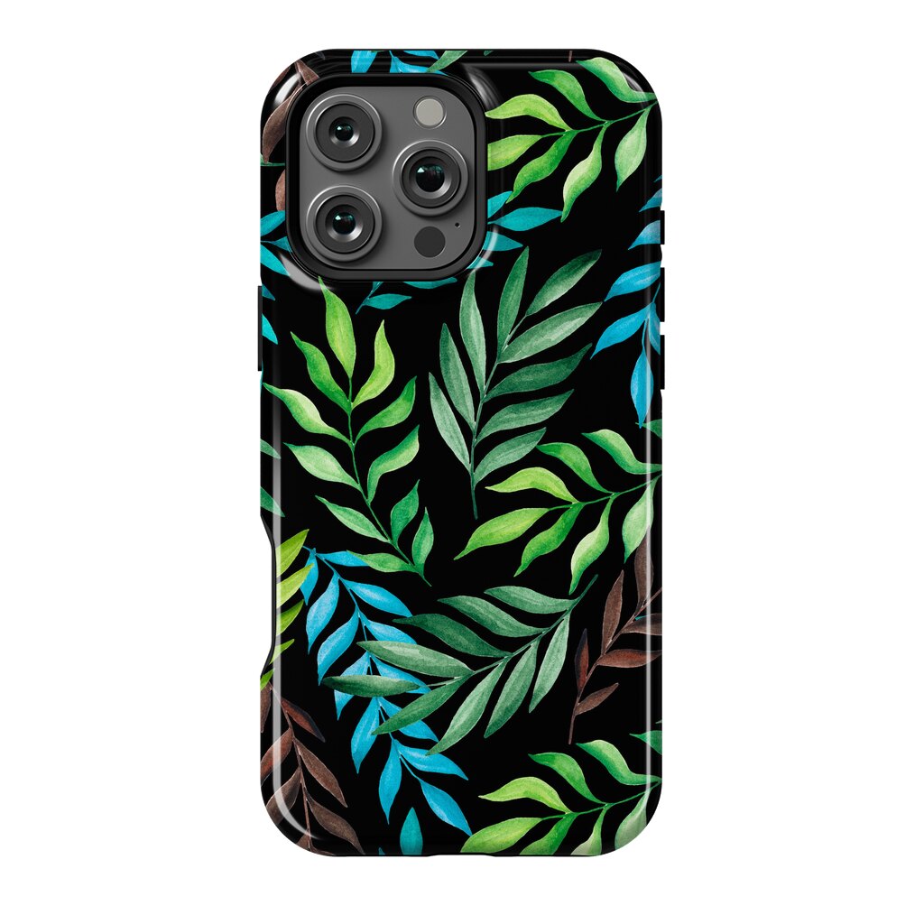 Botanical Tropical Jungle Leaves Art Phone Case for iPhone 11 12 13 14 ...