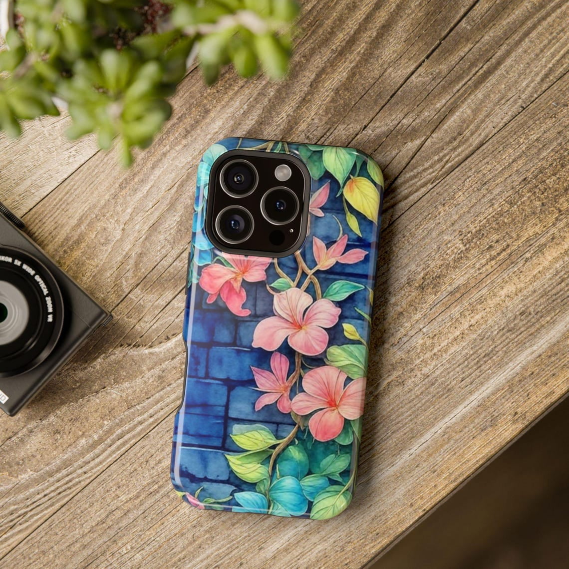 Botanical Wall Art Inspired Elegant Plant Print Design Phone Case with ...