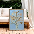 Botanical Wall Art Minimalist Flower Scandinavian Decor, Stretched ...