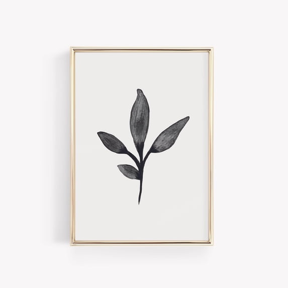 Botanical Wall Art Minimalist Poster Aesthetic Room Decor Trendy ...
