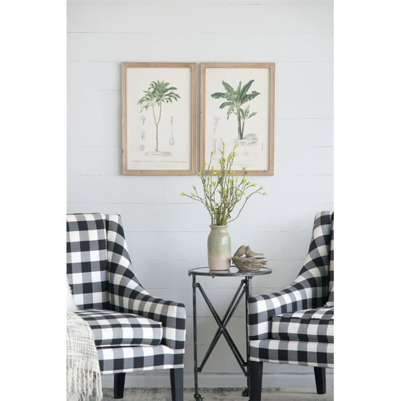 Botanical Wall Art Plant Canvas Prints, Modern Minimalist Decor Rustic ...